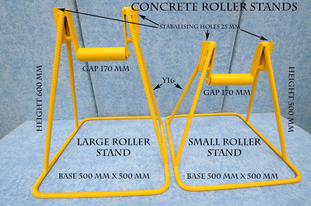 Roller Concrete Pump Stand - Scrapers 'R' Us